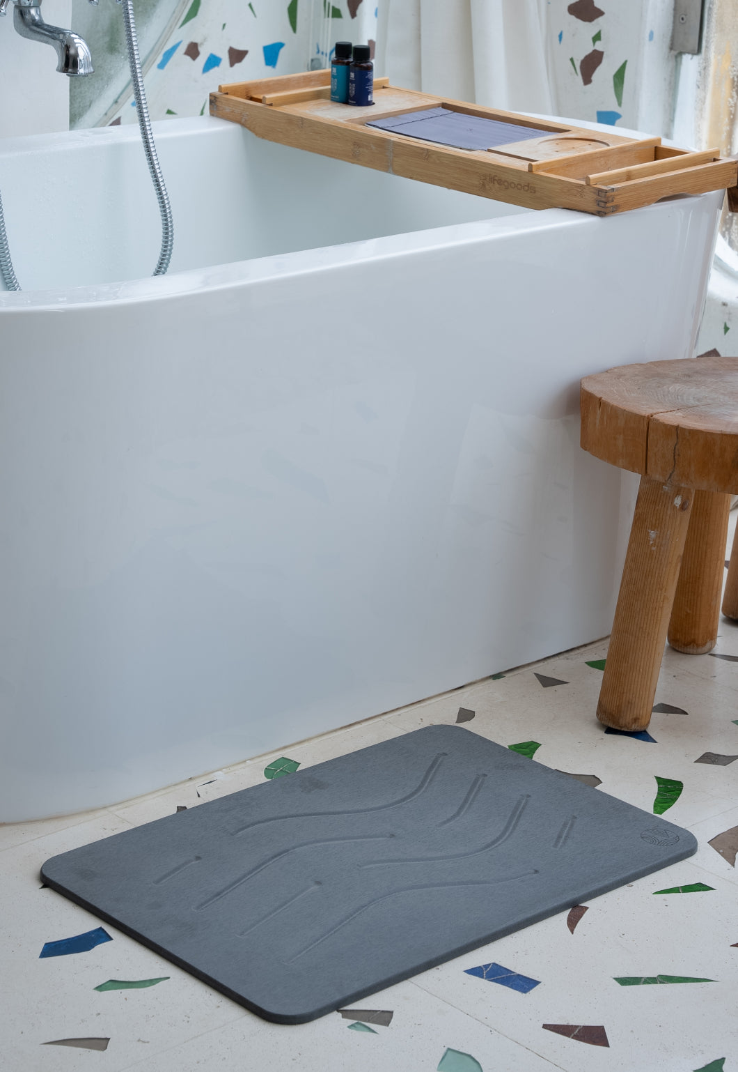 Nove Home | Stone Bath Mat